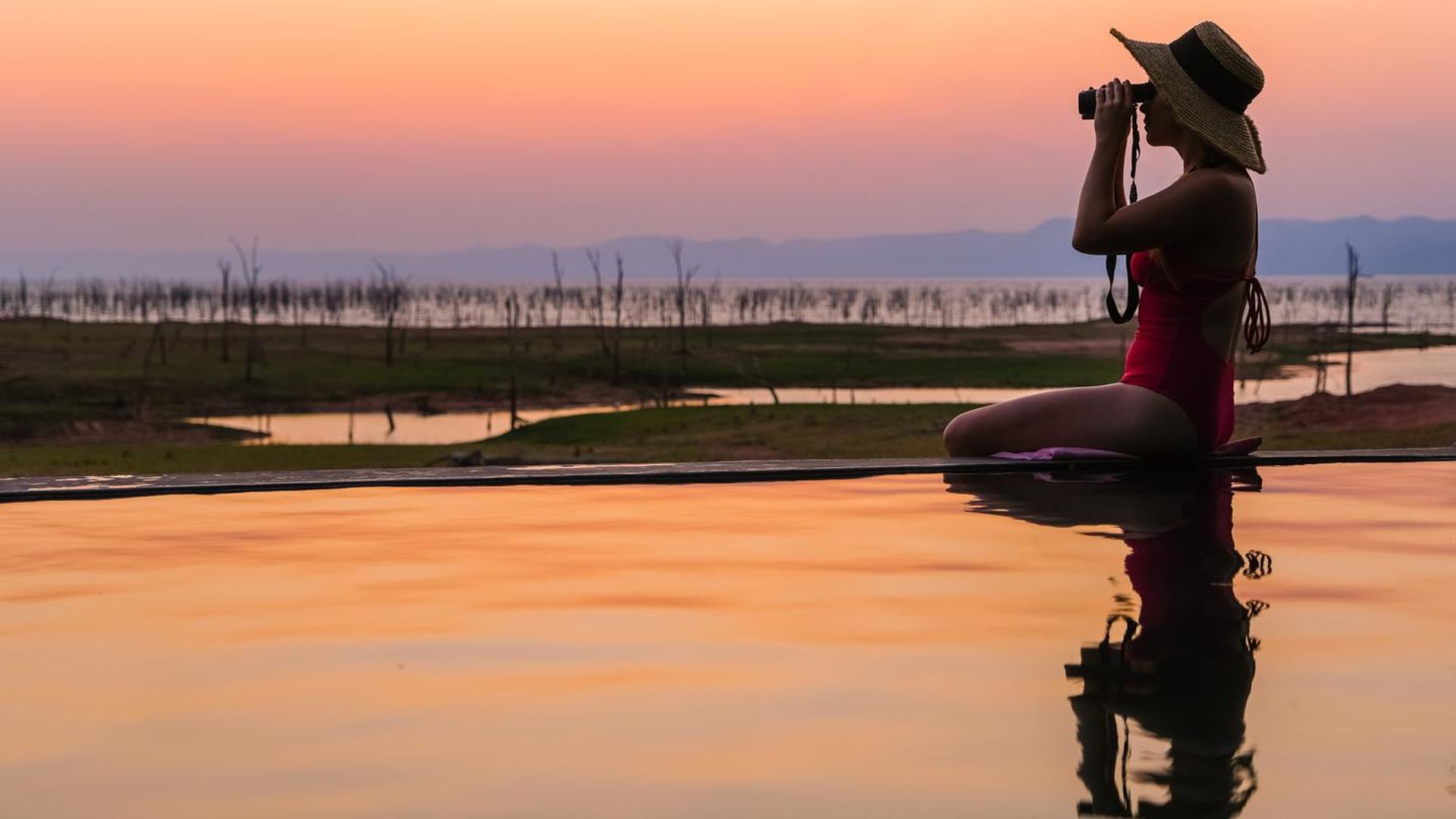 Swimming on Lake Kariba with Mazvita Travel & Tours